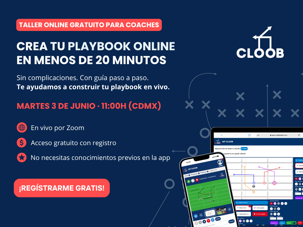Crea tu playbook online en 20 minutos - Cloob Playmaker