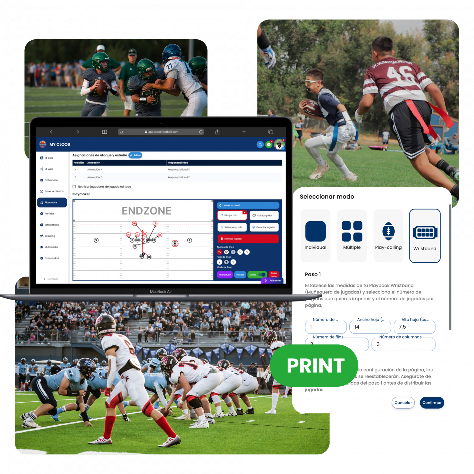 Playmaker Online - Para Coaches de Football Americano y Flag - Cloob ...